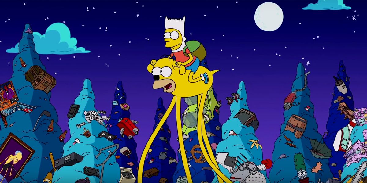 Simpsons Couch Gag Pays Tribute to Adventure Time | CBR