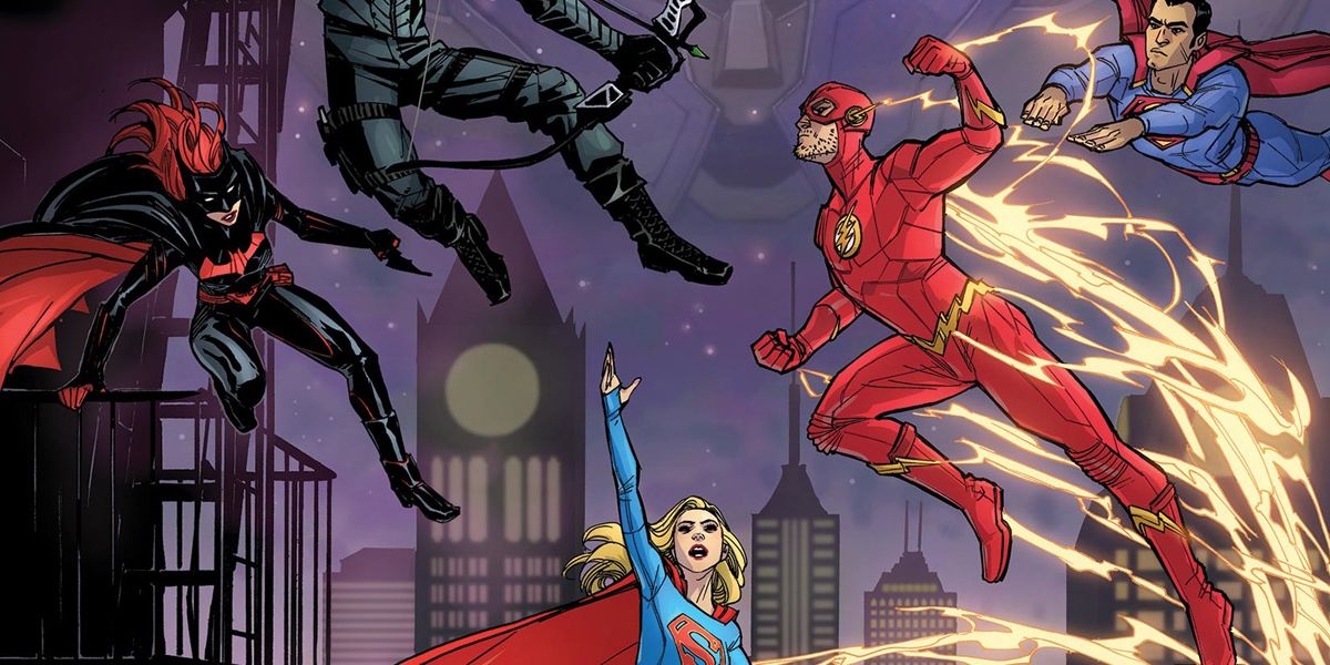 Arrowverse Elseworlds Crossover Debuts Comics-Style Poster | CBR