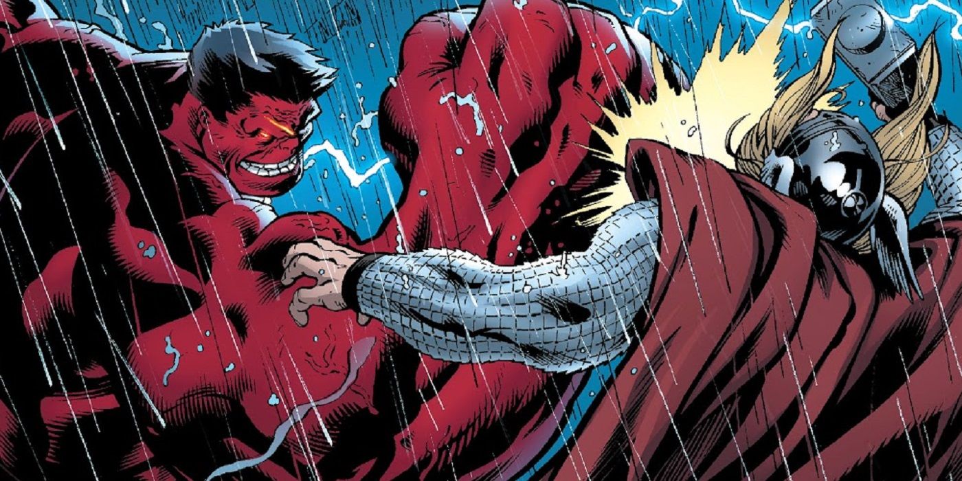 How Did Red Hulk Beat Up So Many Powerful People? | CBR