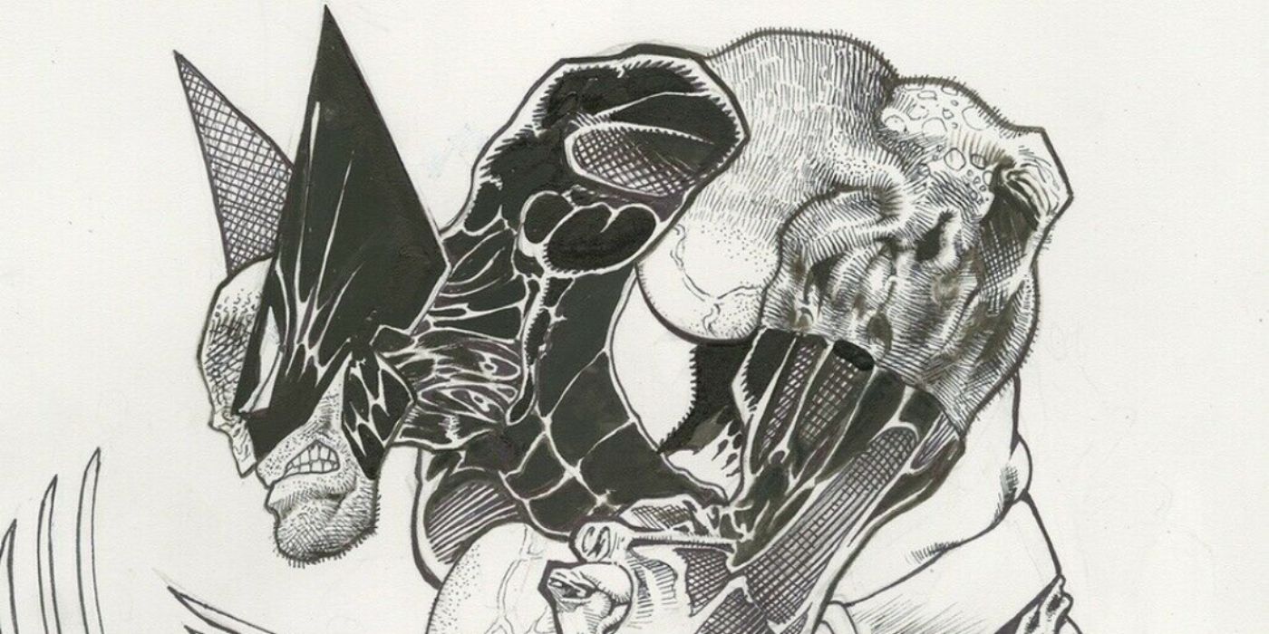 Sam Keith Draws Venom vs. Wolverine for Charity | CBR