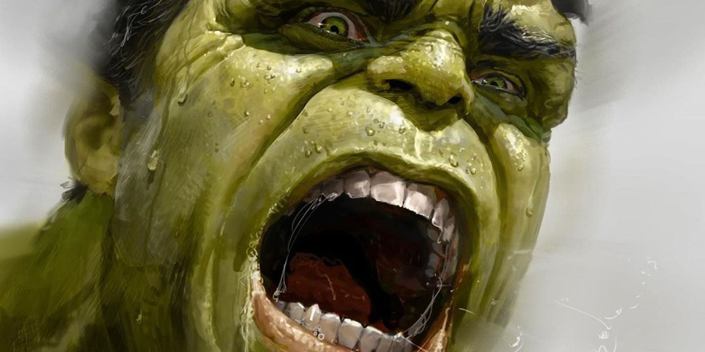 Hulk Sweats With Rage in Avengers: Age of Ultron Concept Art