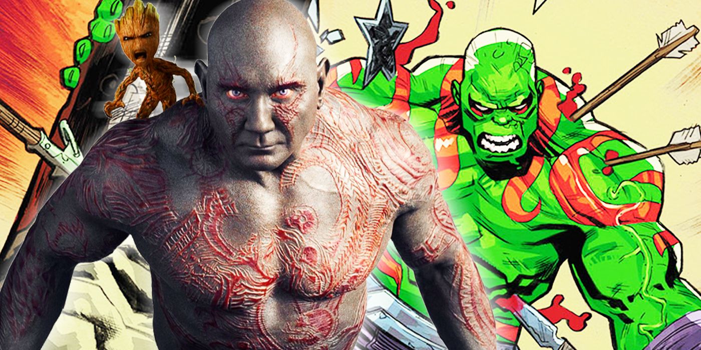 Why Drax Is Gray in the MCU and Green in the Comics | CBR Why Drax Is Gray in the MCU and Green in the Comics | CBR