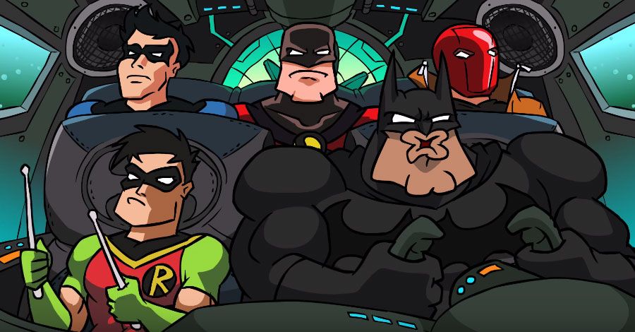 'Batmetal Returns,' with lots of head-banging (and -smashing)